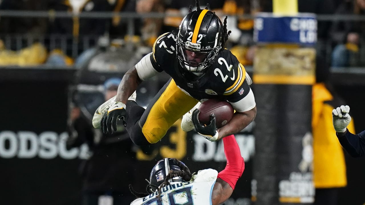 Pittsburgh Steelers running back Najee Harris breaks loose for season ...
