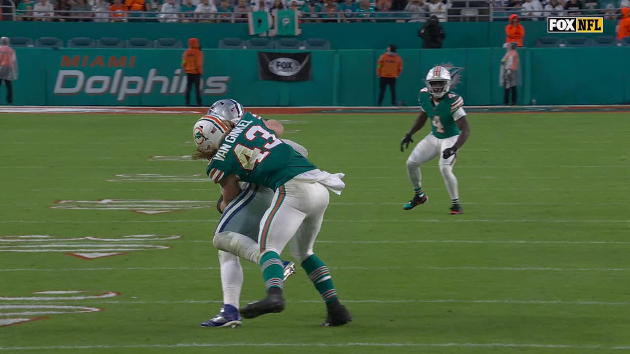 Miami Dolphins linebacker Andrew Van Ginkel boosts his 2023 sack total ...