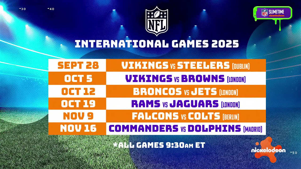 Around the World of Football: International Games | ‘NFL Slimetime’