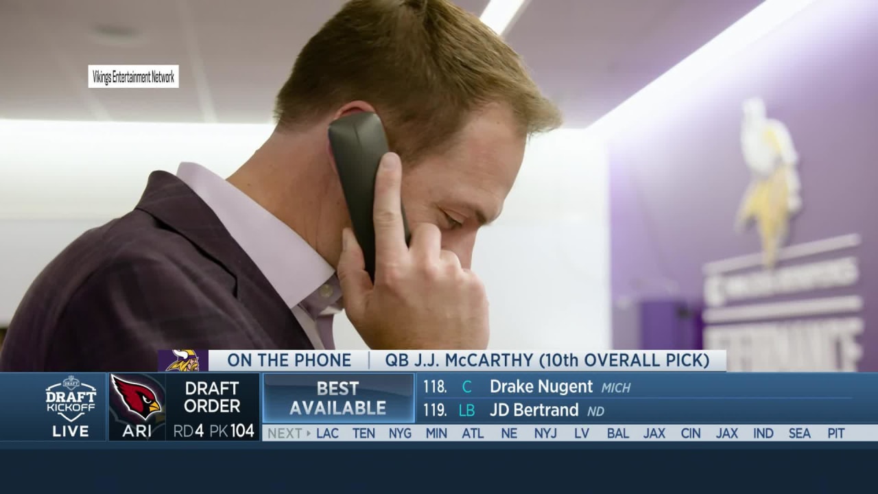 Minnesota Vikings head coach Kevin O'Connell reveals to Michigan ...