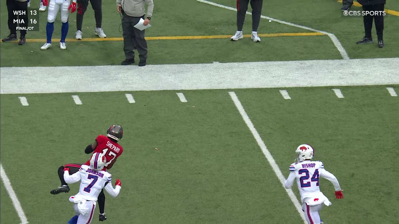Tampa Bay Buccaneers wide receiver Sterling Shepard's catch in traffic ...