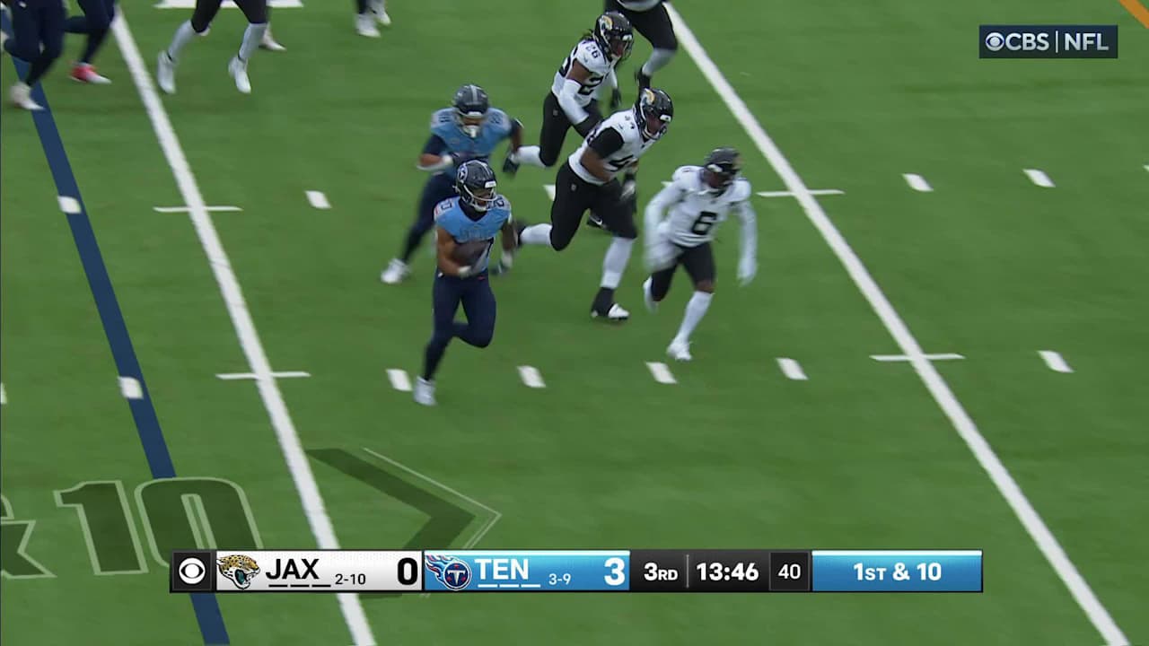 Tennessee Titans running back Tony Pollard's relentless rush results in ...