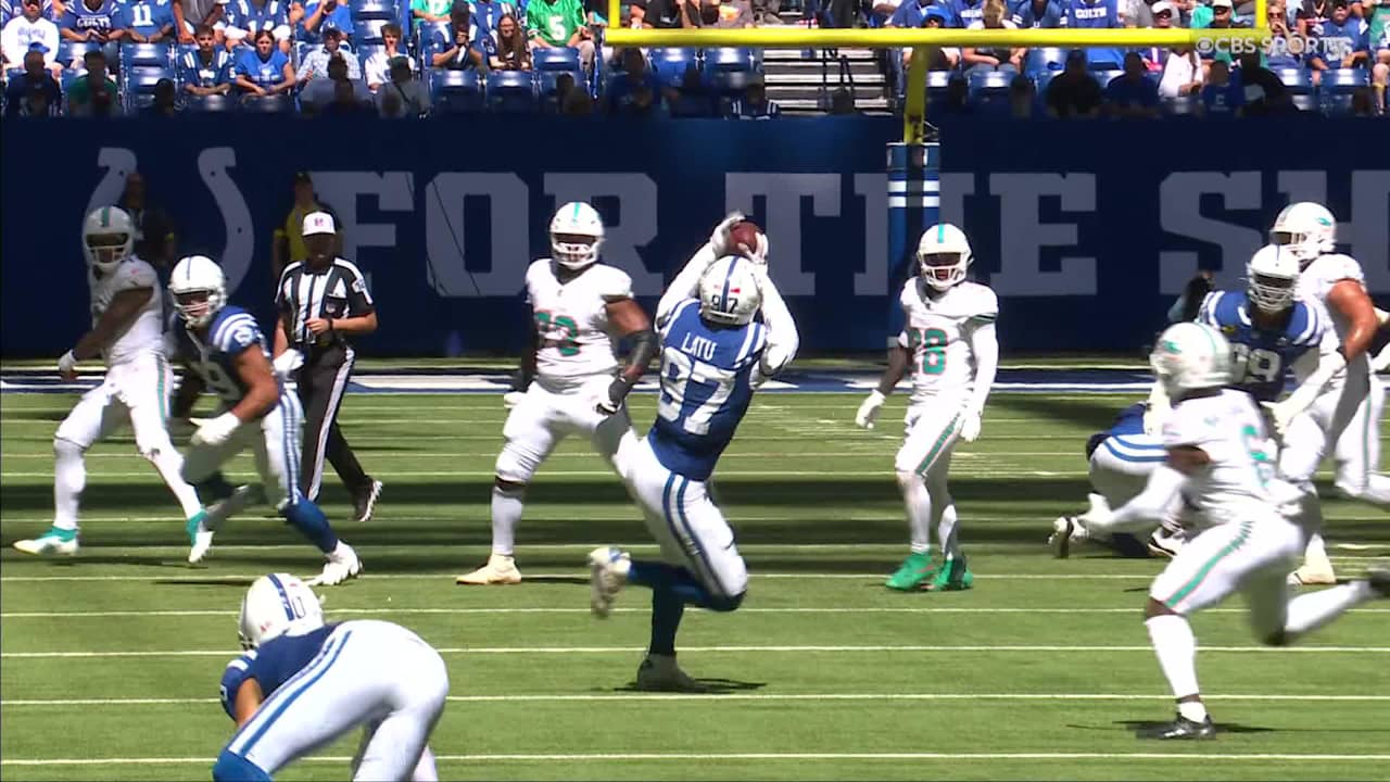 Can't-Miss Play: Indianapolis Colts defensive end Laiatu Latu's first NFL interception comes vs ...