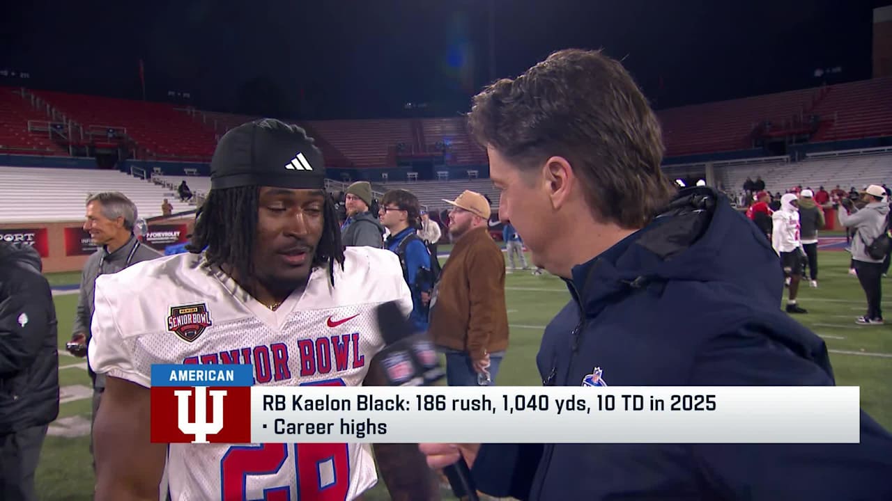 Indiana Hoosiers running back Kaelon Black joins NFL media insider Tom ...