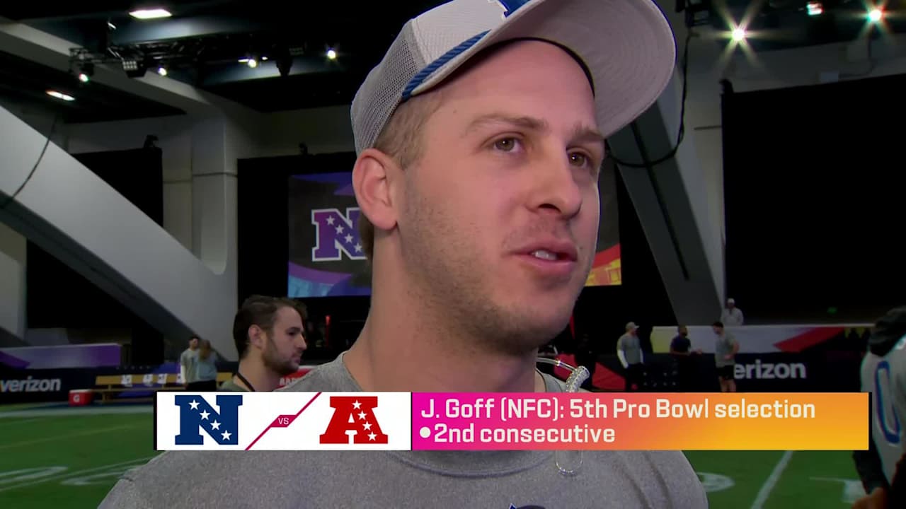 Detroit Lions quarterback Jared Goff on Hall of Fame wide receiver ...