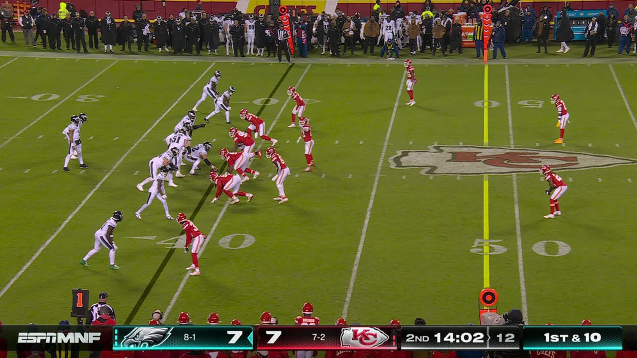 Philadelphia Eagles wide receiver A.J. Brown's first catch of game goes ...