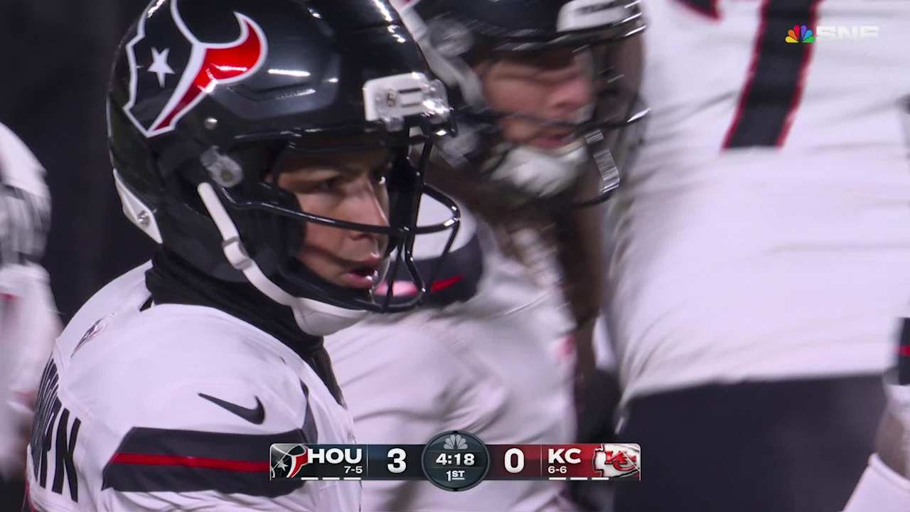 Houston Texans kicker Ka'imi Fairbairn's 35-yard field goal opens the ...