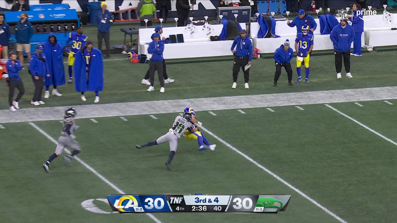 Los Angeles Rams tight end Terrance Ferguson is WIDE open on 28-yard ...