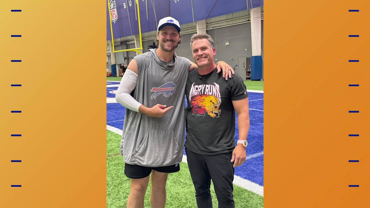 NFL Network's Kyle Brandt recaps visit to Buffalo Bills team practice ...