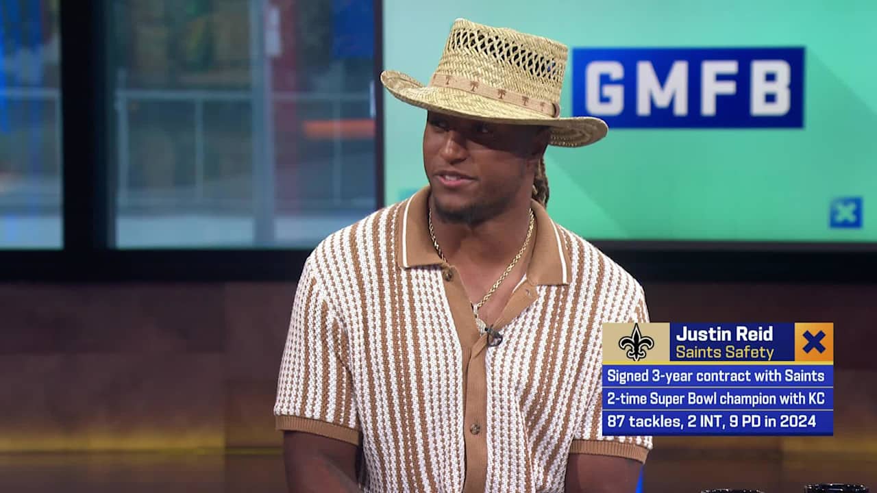 New Orleans Saints safety Justin Reid joins 'GMFB' and discusses ...
