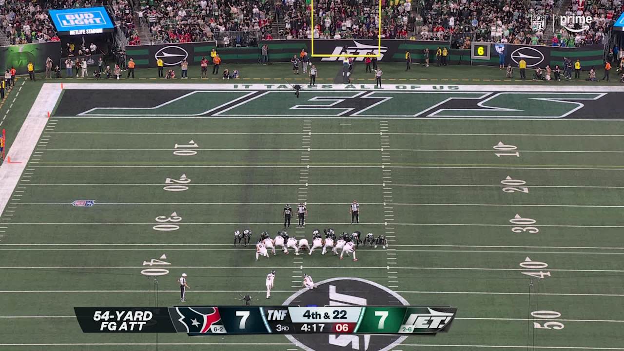 Houston Texans kicker Ka'imi Fairbairn drains 54-yard field goal to ... Houston Texans kicker Ka'imi Fairbairn drains 54-yard field goal to ...