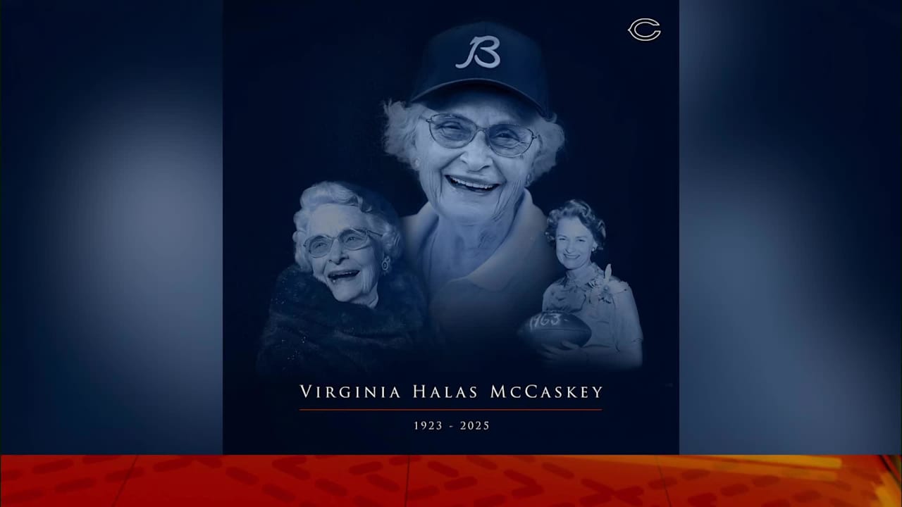 Remembering Chicago Bears owner Virginia Halas McCaskey who passed away ...
