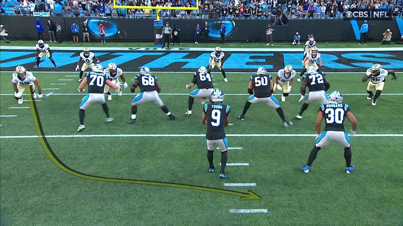 New Orleans Saints defensive lineman Chase Young engulfs Carolina ...