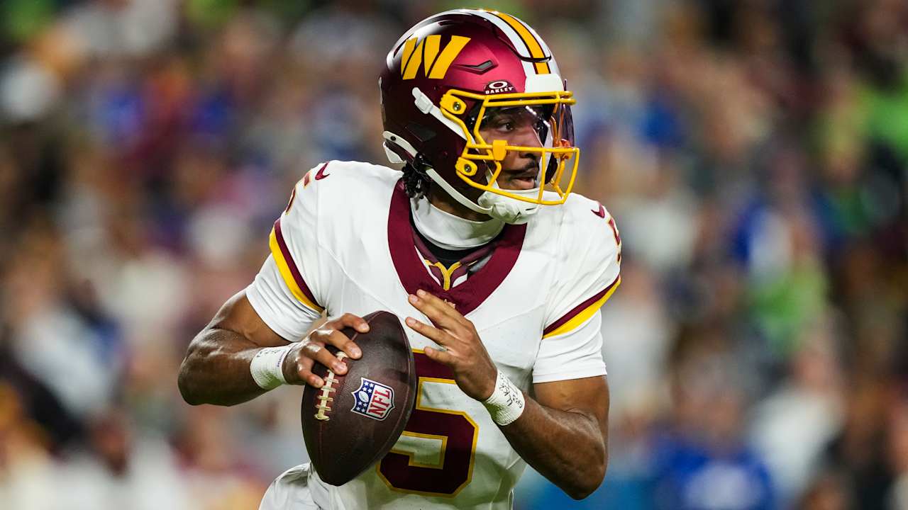 Commanders QB Jayden Daniels on learning David Blough's offense: 'I've ...