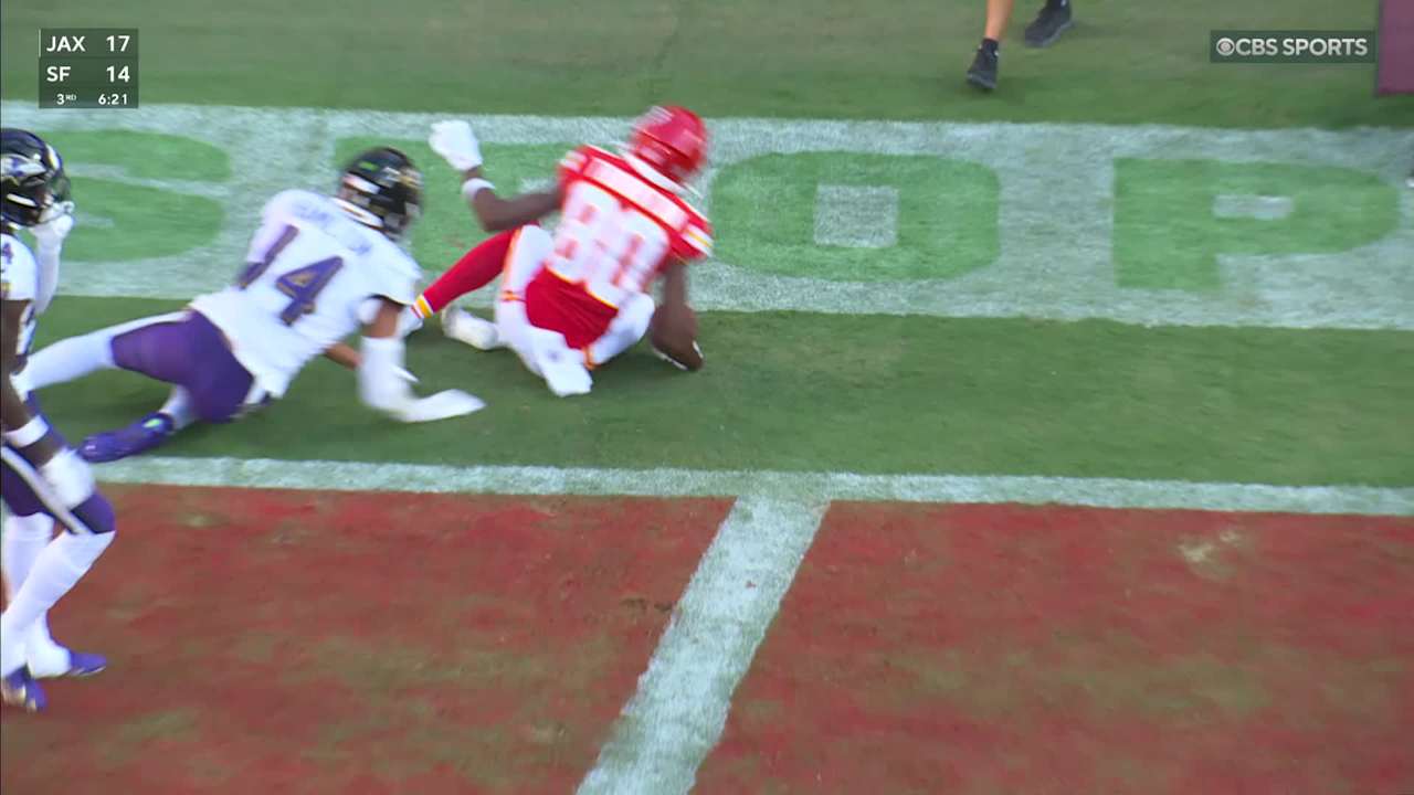 Kansas City Chiefs quarterback Patrick Mahomes frozen rope to wide ...