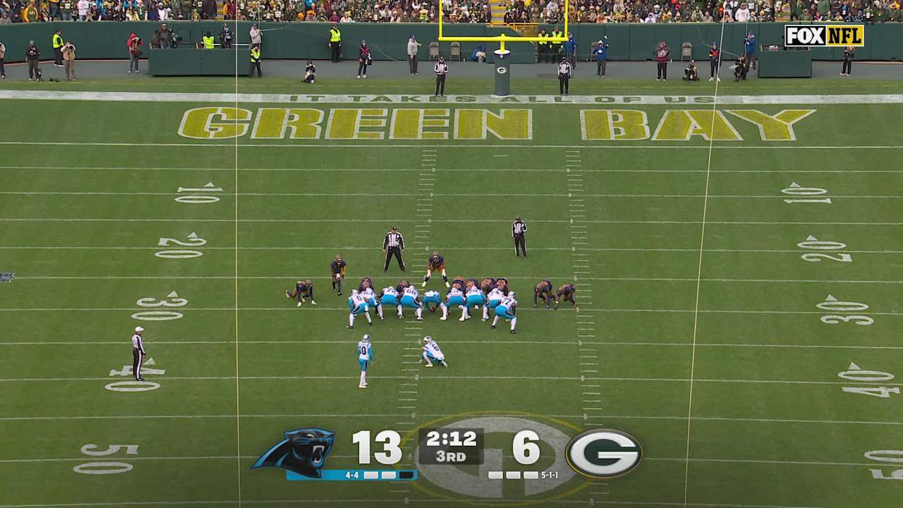 Carolina Panthers kicker Ryan Fitzgerald misses 48-yard PAT attempt ...