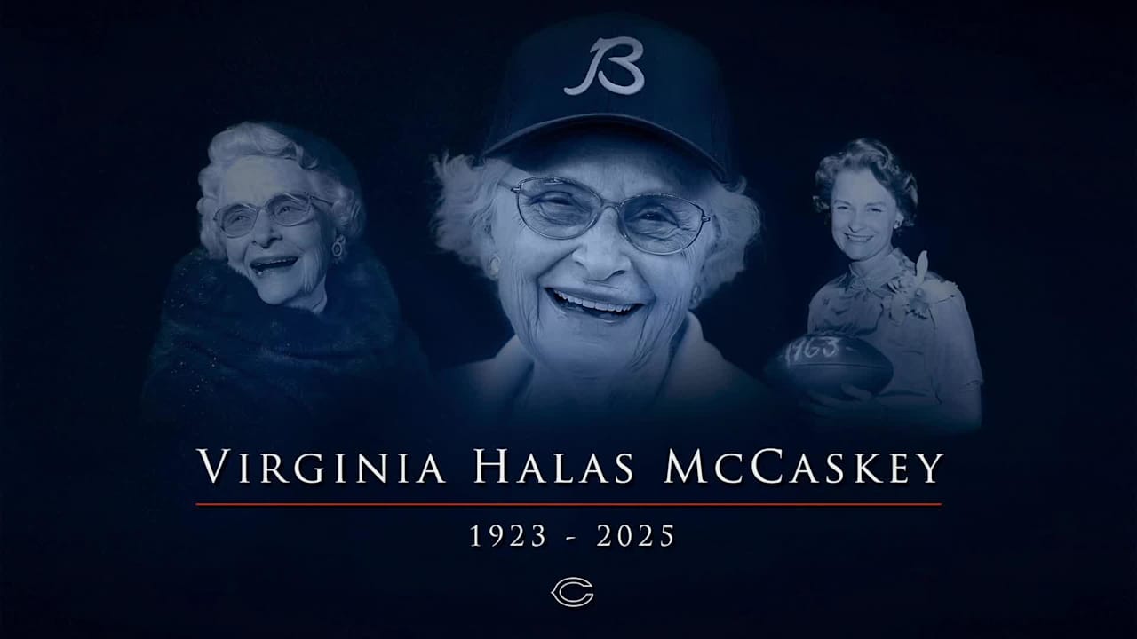 NFL honors Virginia Halas McCaskey with moment of silence ahead of ...