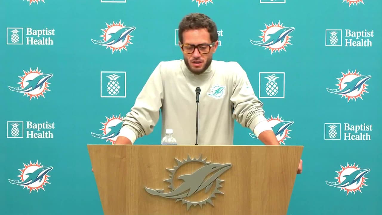 Miami Dolphins head coach Mike McDaniel discusses Tagovailoa as third ...