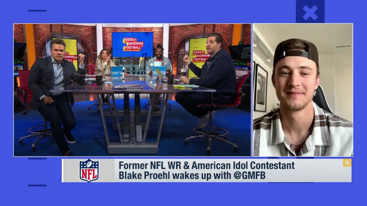 Former NFL wide receiver and American Idol contestant Blake Proehl ...
