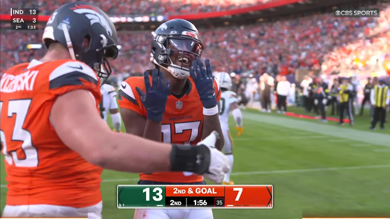 Denver Broncos wide receiver Lil'Jordan Humphrey secures his first ...