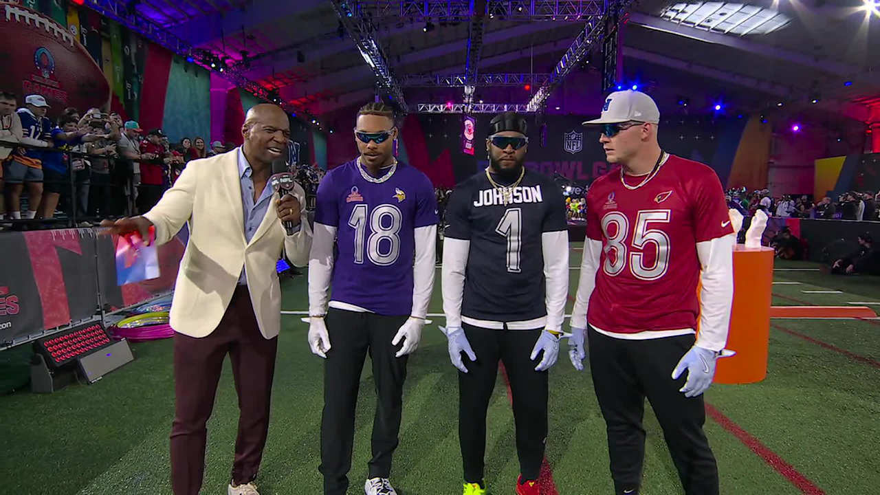 NFC receivers take on the Satisfying Catch challenge | Pro Bowl Games ...