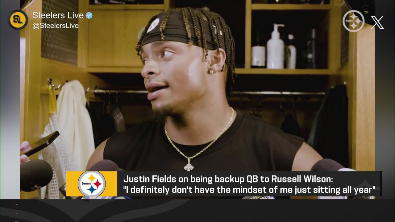 Pittsburgh Steelers quarterback Justin Fields: 'I definitely don't have ...