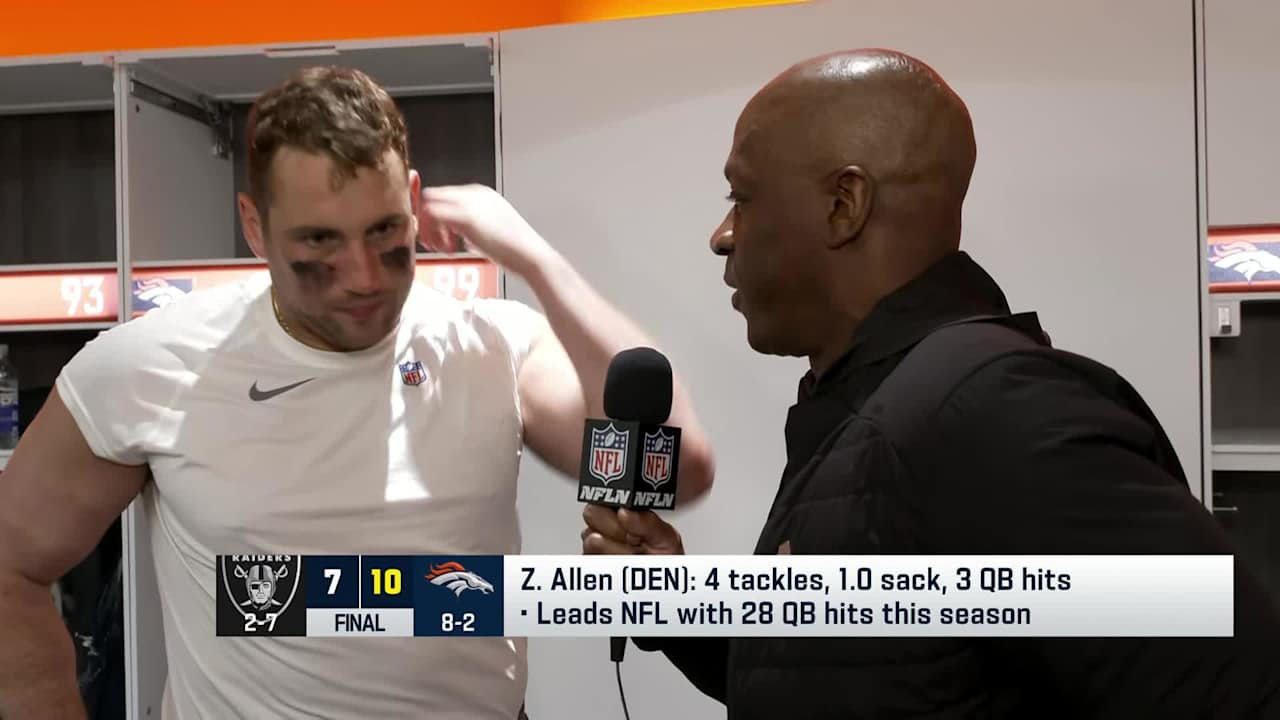 Denver Broncos defensive end Zach Allen: 'A win's a win. They don't how ...