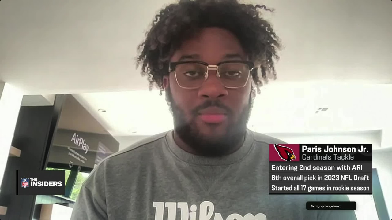Arizona Cardinals tackle Paris Johnson Jr. joins 'The Insiders' for ...