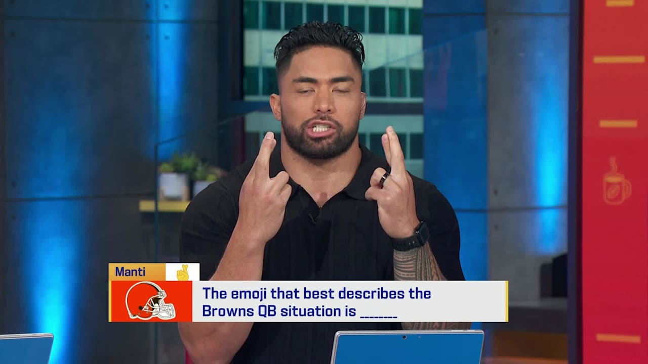 Best emoji to describe Cleveland Browns quarterback situation | 'GMFB'