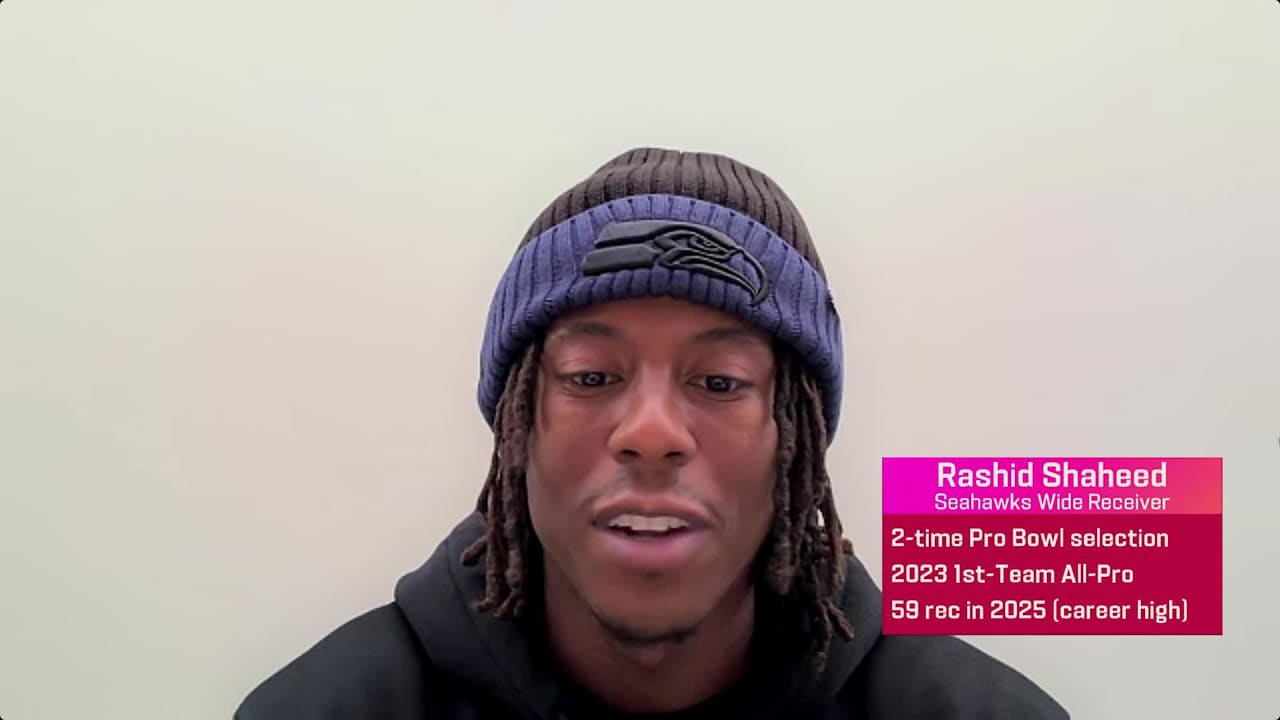 2-time Pro Bowl Selection, Seattle Seahawks wide receiver Rashid Shaheed joins 'Super Bowl LX ...