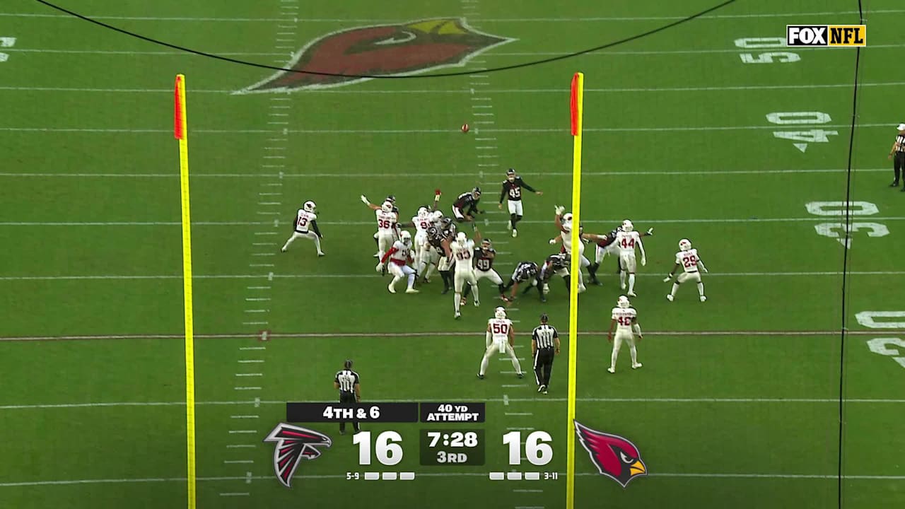 Atlanta Falcons kicker Zane Gonzalez's 40-yard field goal gives Falcons ...