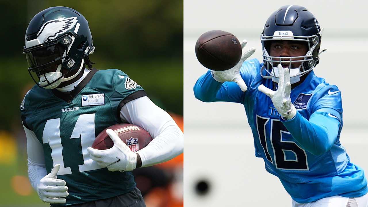 Eagles' A.J. Brown feels a 'little sad' for Treylon Burks after Titans ...