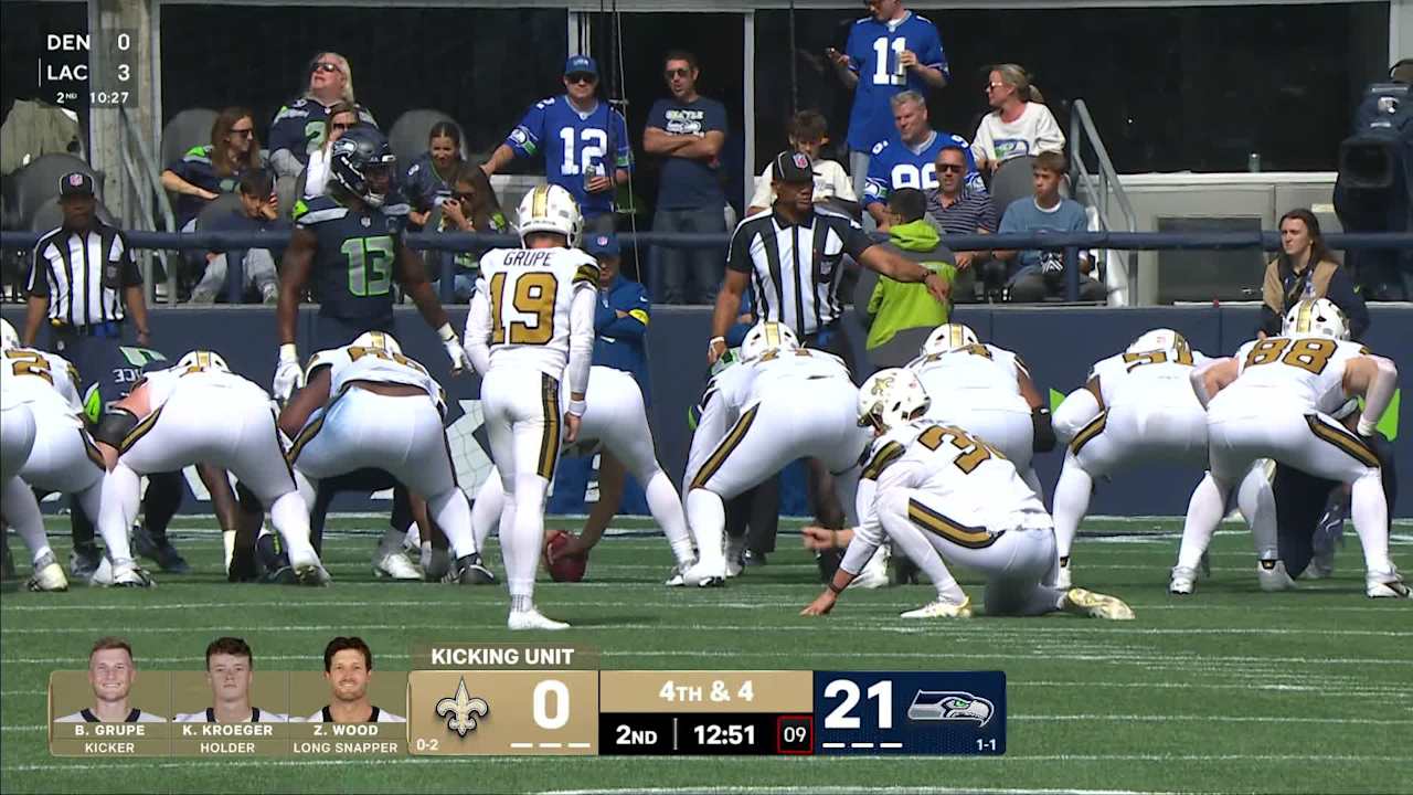 New Orleans Saints' kicker Blake Grupe's 27-yard field goal gets NOLA ...