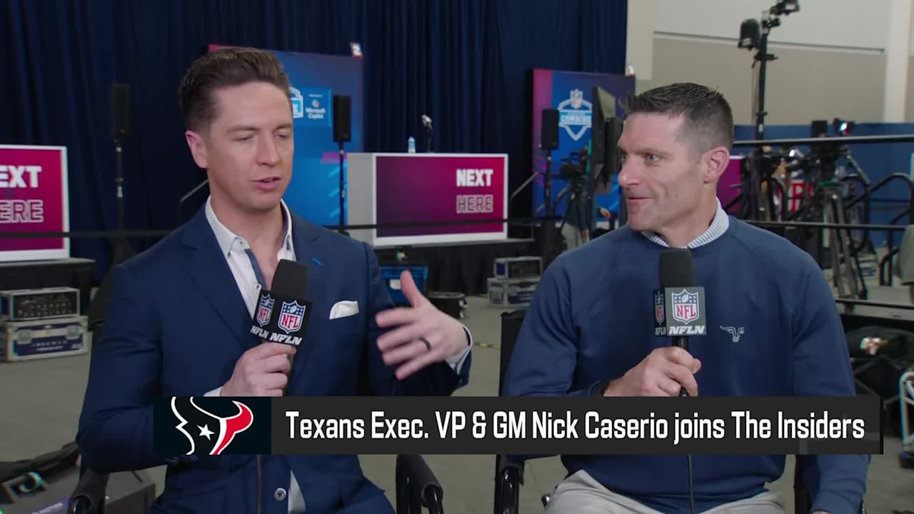 GM Nick Caserio joins 'The Insiders' to talk Houston Texans' offseason ...