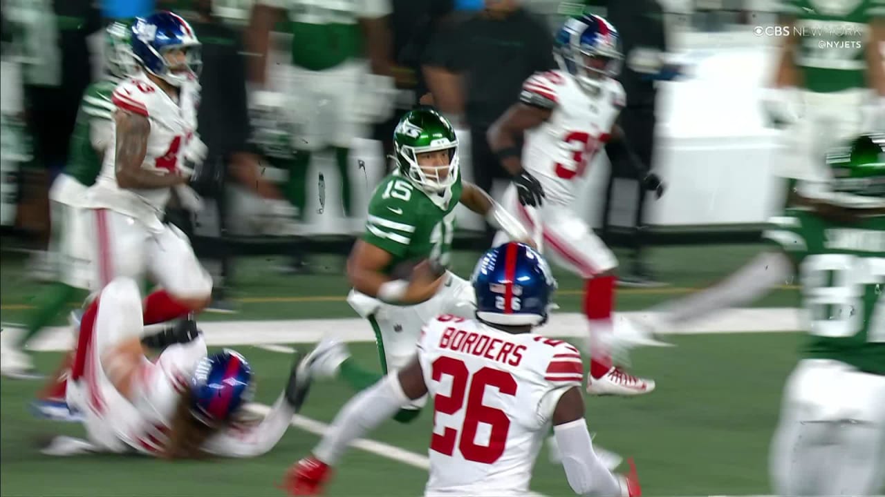 New York Jets quarterback Adrian Martinez showcases his dual-threat ...