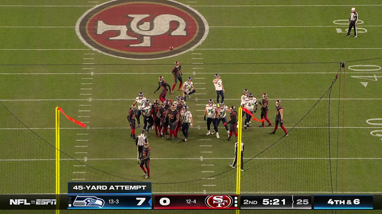 Seattle Seahawks kicker Jason Meyers drills 45-yard field goal to ...