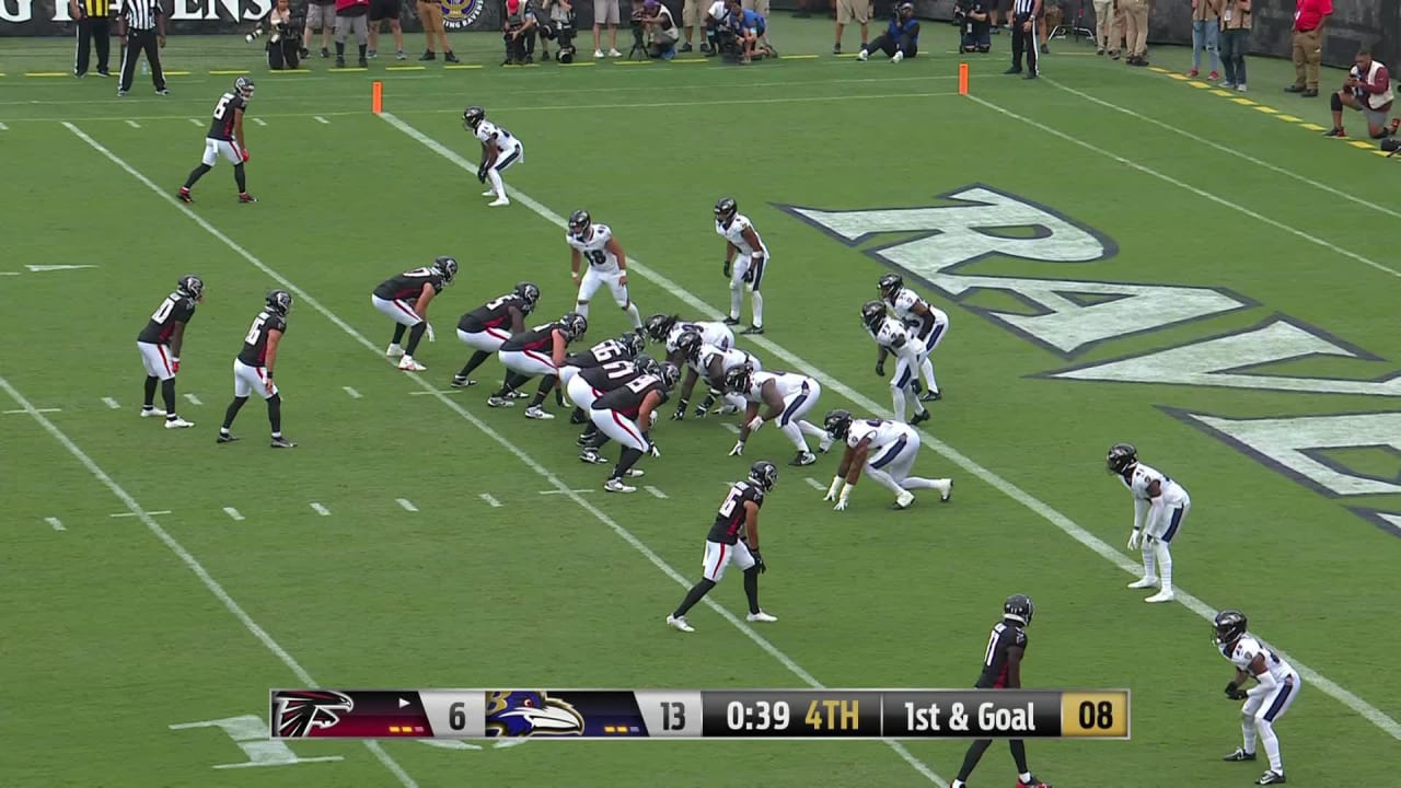 Atlanta Falcons Rookie running back Jase McClellan's first preseason TD ...