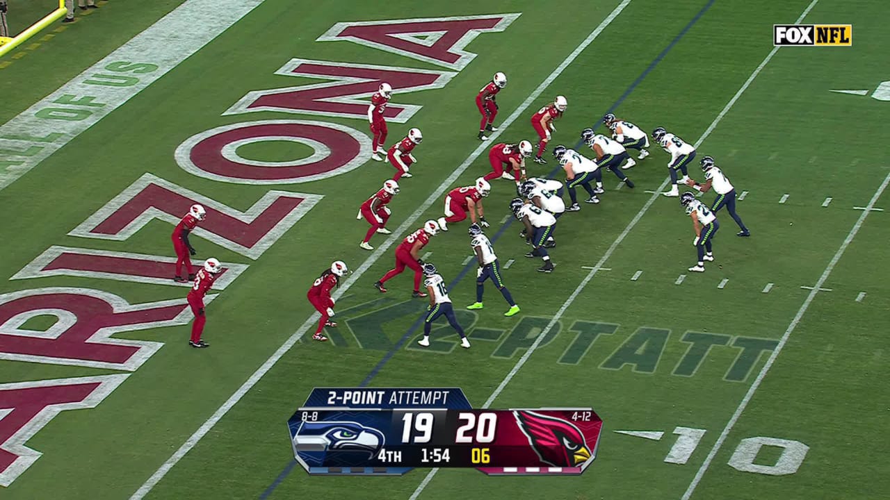Seattle Seahawks quarterback Geno Smith's two-point-conversion pass to ...
