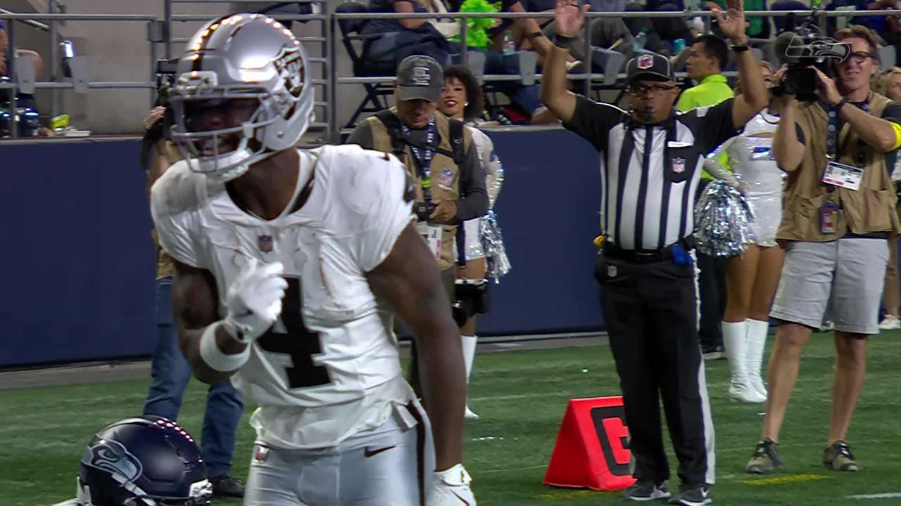 Las Vegas Raiders quarterback Cam Miller dials up wide receiver ...