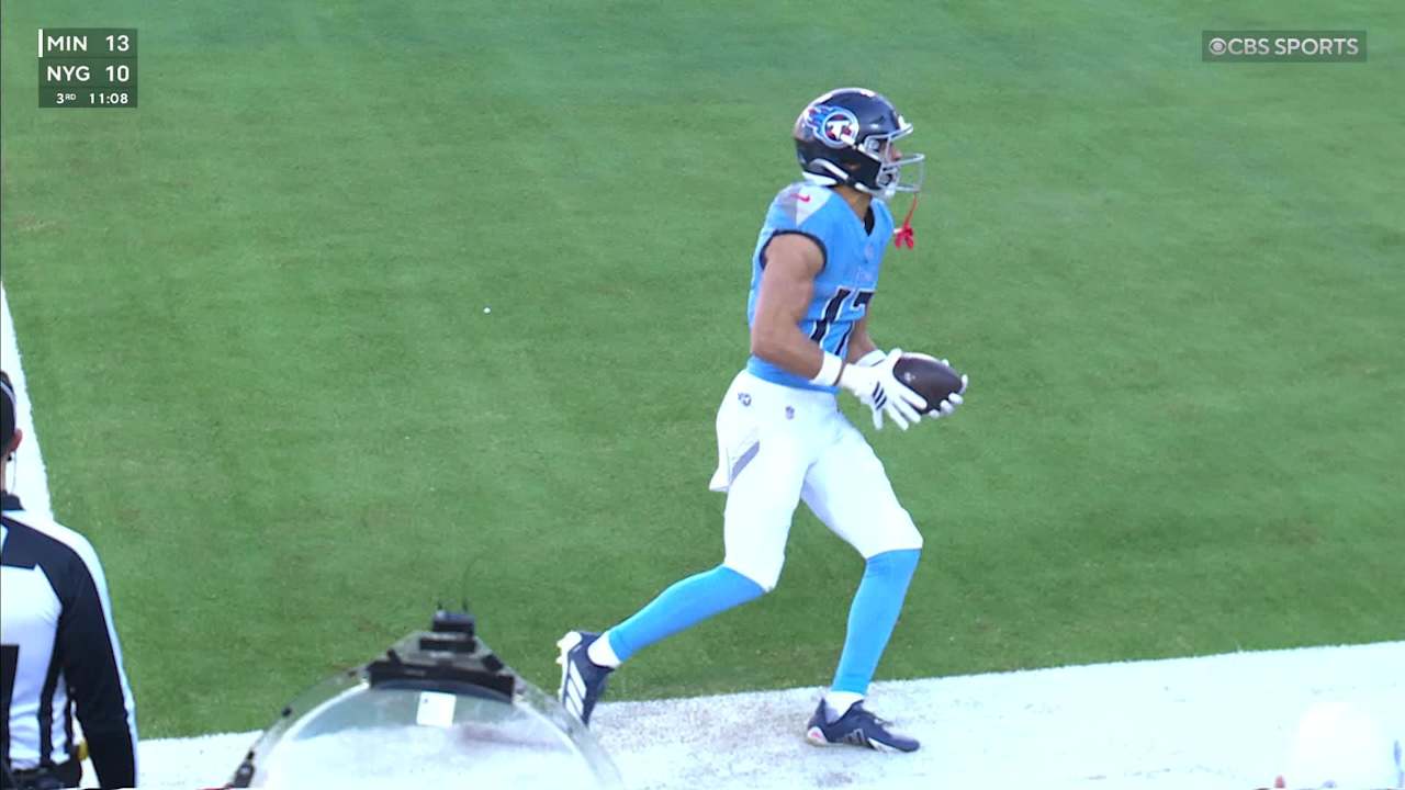 Tennessee Titans wide receiver Chimere Dike's fourth TD catch of 2025 ...