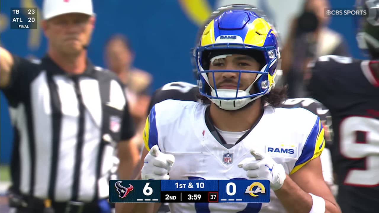 Every Los Angeles Rams wide receiver Puka Nacua catch from 130-yard game vs. Houston Texans | Week 1