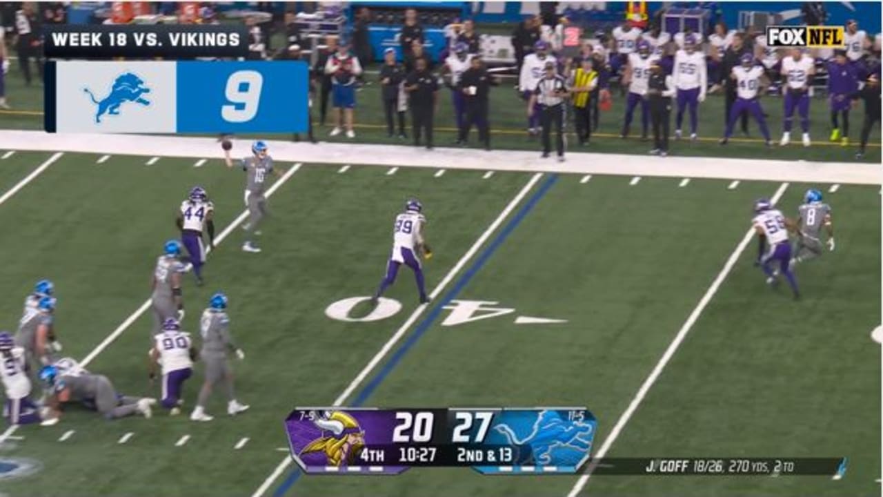 Top 10 Detroit Lions quarterback Jared Goff plays | 2023 season