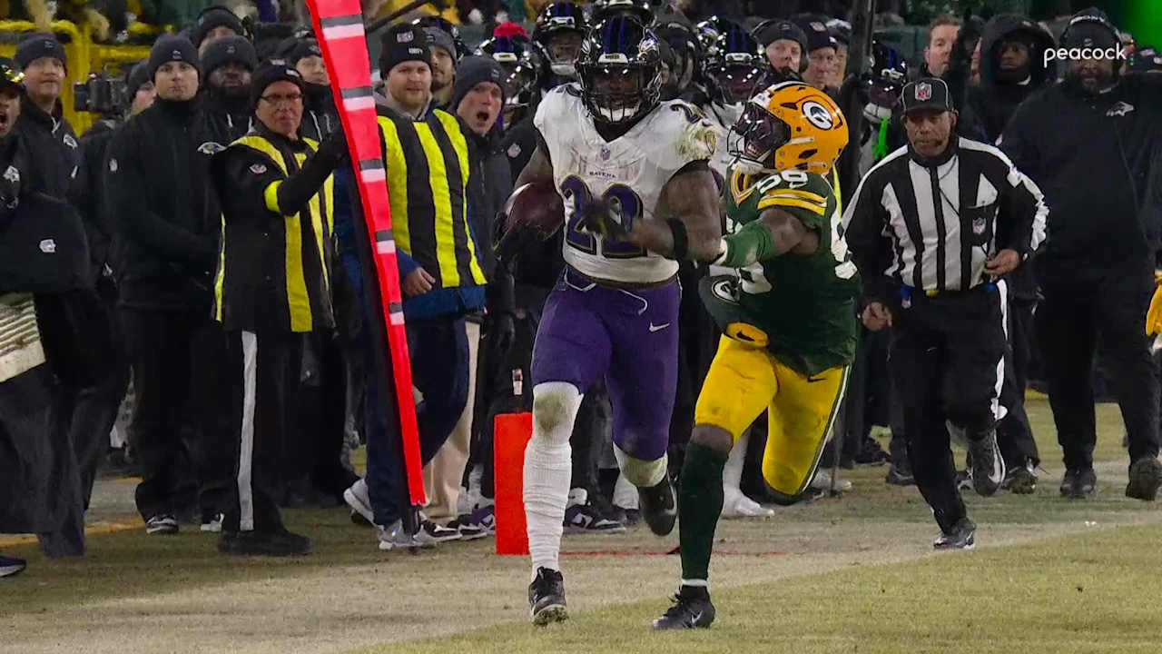 Baltimore Ravens running back Derrick Henry's longest run of the night ...