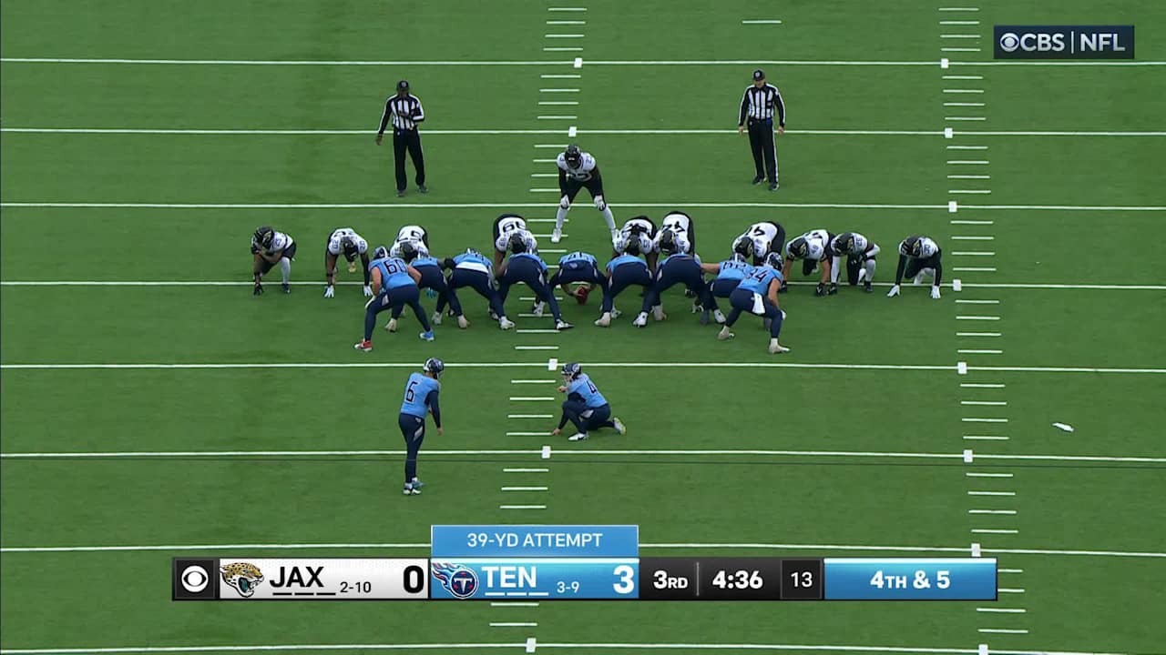 Tennessee Titans double their lead with a 39-yard Tennessee Titans ...