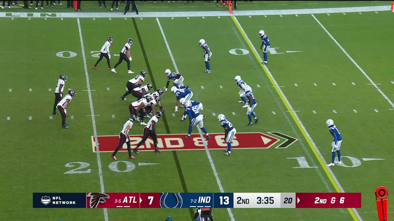 Atlanta Falcons quarterback Michael Penix Jr.'s 16-yard TD loft to wide ...