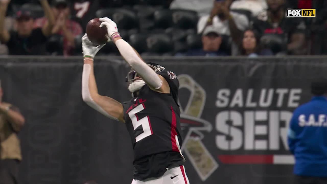 Atlanta Falcons wide receiver Drake London's high-point catch gets ...