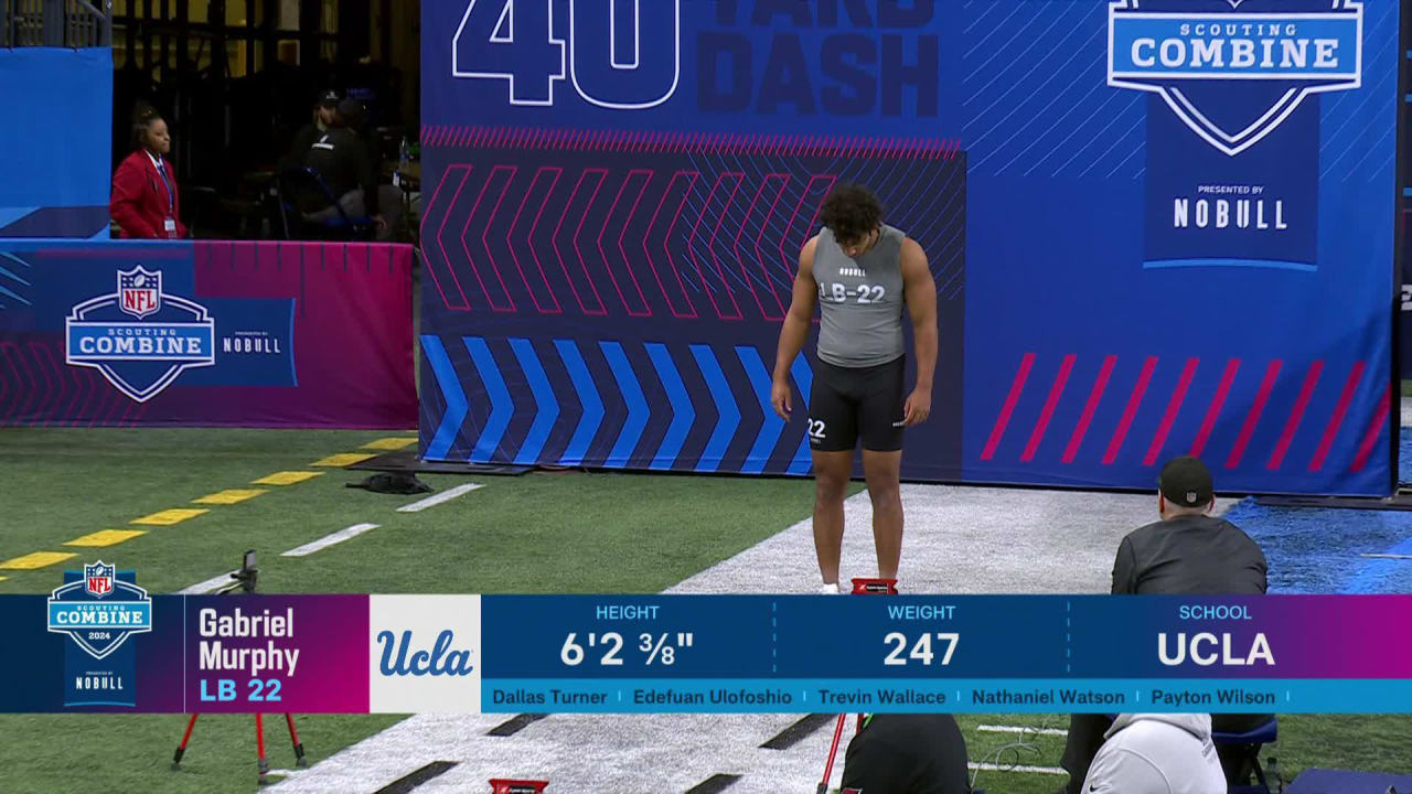EDGE rusher Gabriel Murphy's 2024 NFL Scouting Combine workout