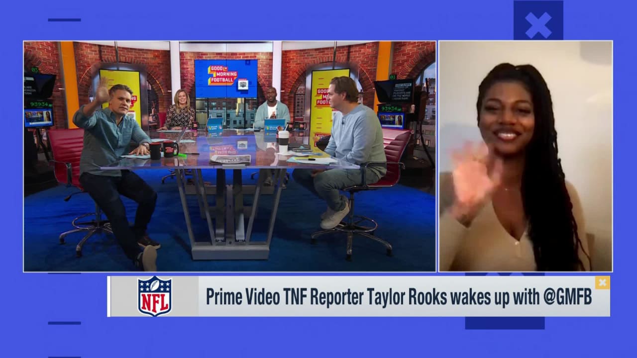 Prime Video "Thursday Night Football" reporter Taylor Rooks breaks down ...