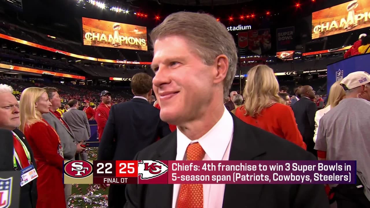 Chairman and CEO Clark Hunt after Kansas City Chiefs win Super Bowl ...