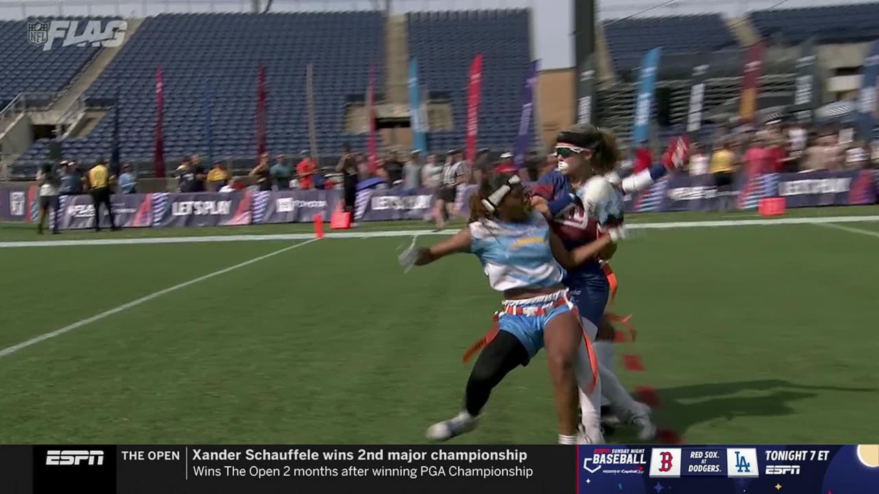 Staten Island Giants defender Allison Gandlin reads field to grab INT ...